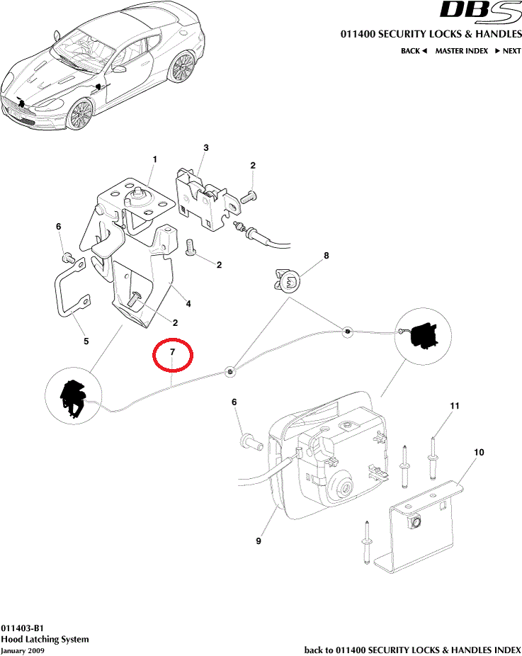 Cable Assembly Hood Latch – Aston Engineering
