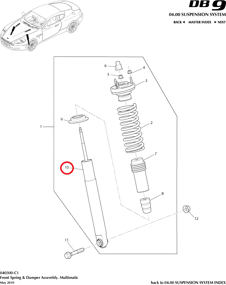Tube Front Shock Absorber – Aston Engineering