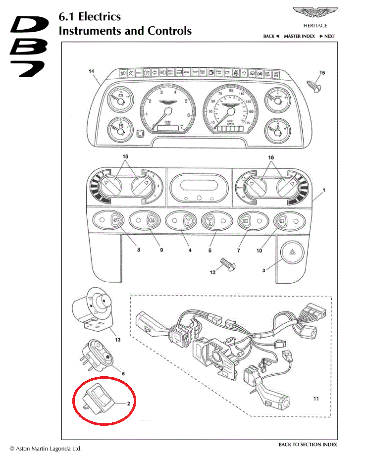 Boot Release Switch – Aston Engineering